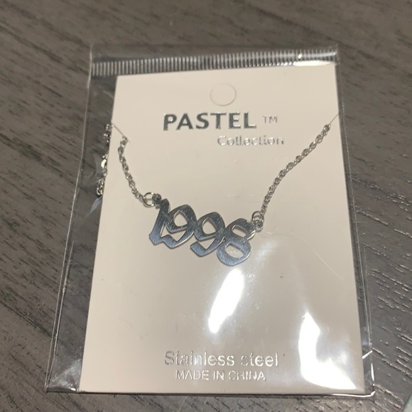 Jewelry | 1998 Birth Year Necklace Silver | Poshmark